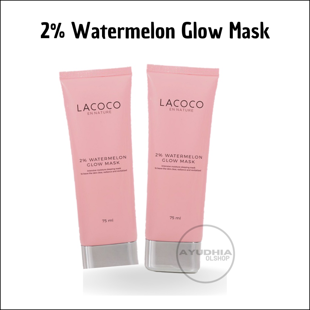 Jual AYUDHIA - Beli Lacoco Watermelon Glow Mask Masker Wajah Dengan ...