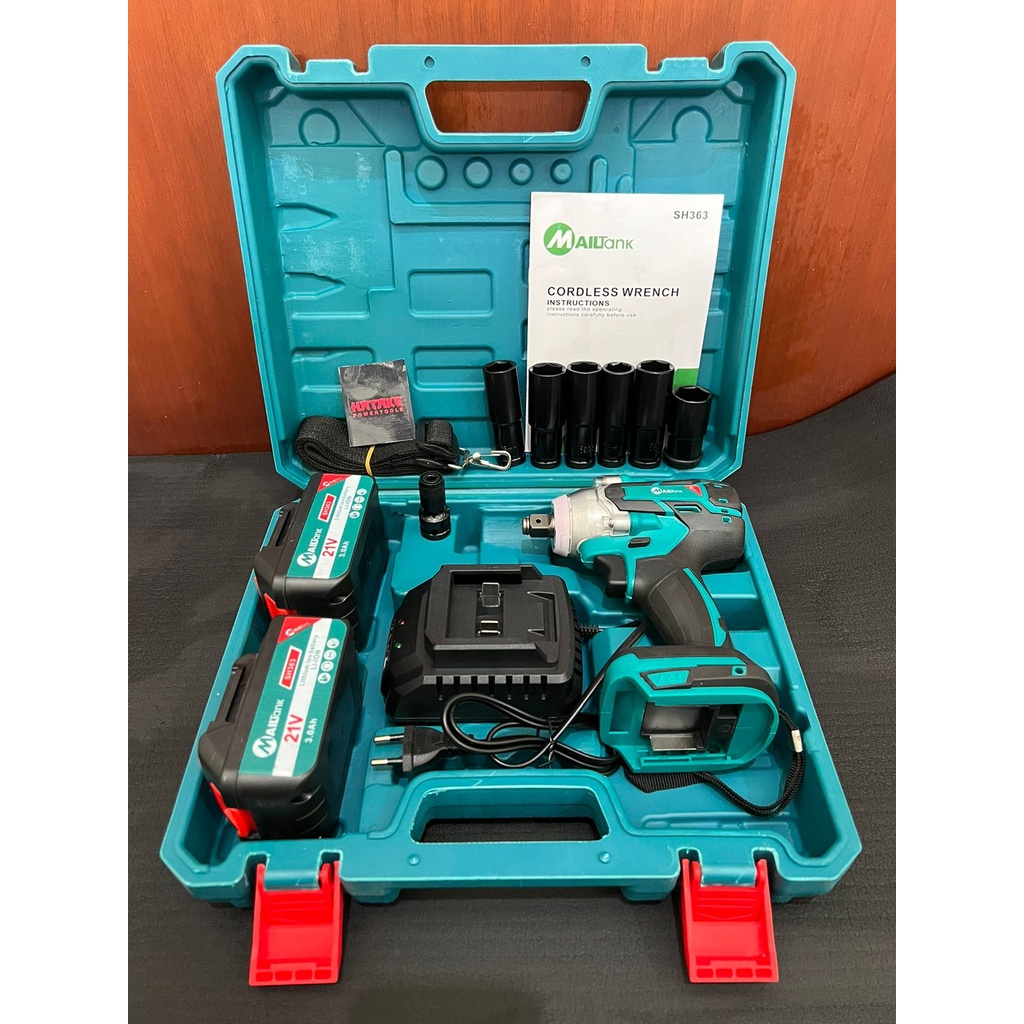 Jual MAILTANK SH363 CORDLESS IMPACT WRENCH CORDLESS DRILL BRUSHLESS ...