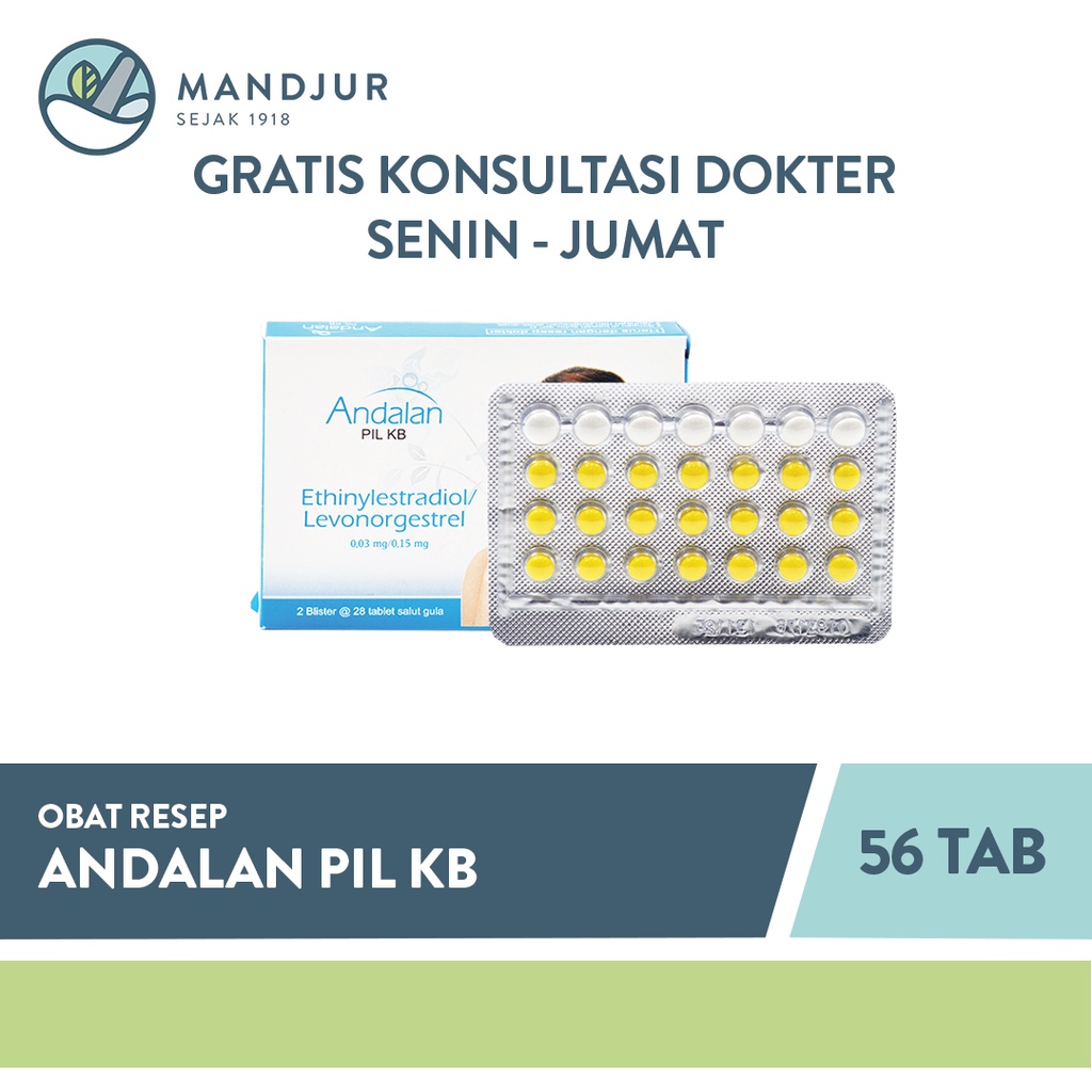 Jual Andalan Pil KB 56 Tablet | Shopee Indonesia
