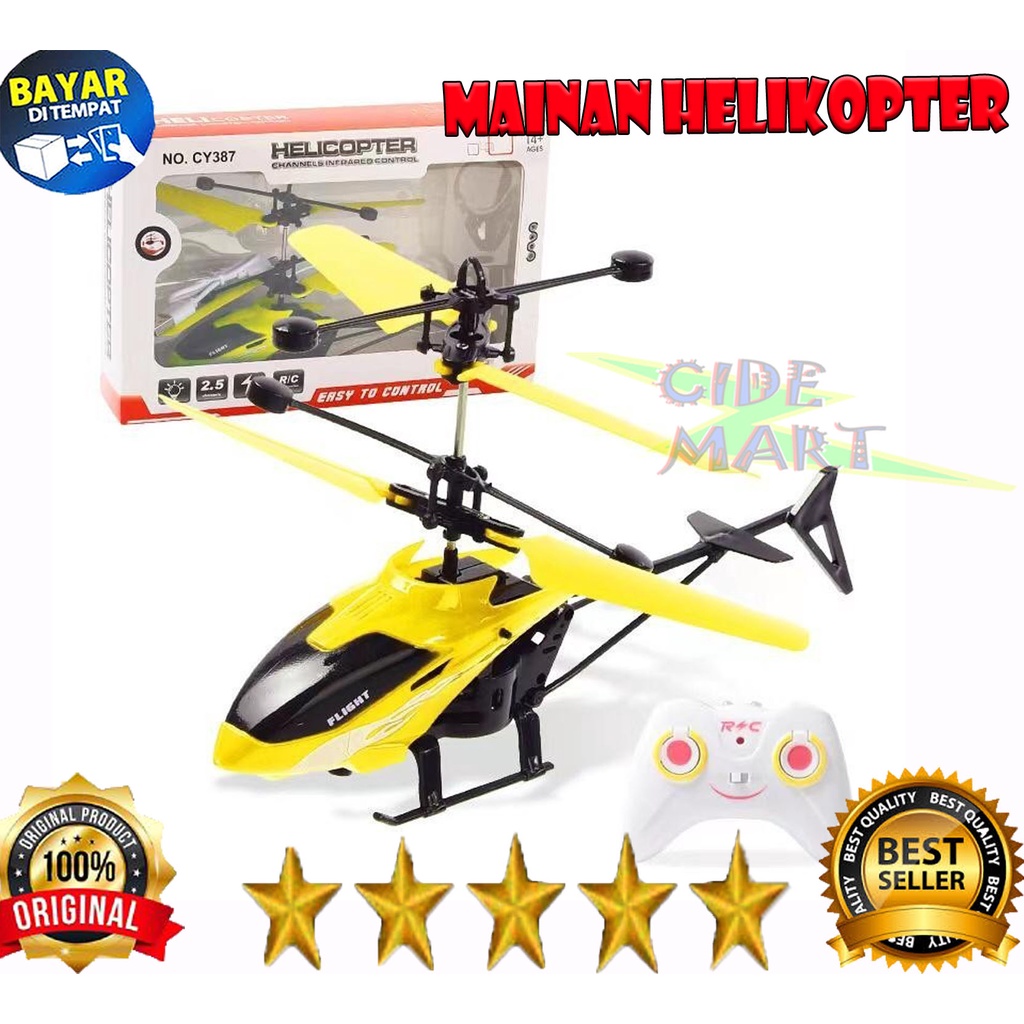 Jual MC Flying Helicopter Mainan Helikopter Terbang RC Remote Control Sensor Remot Control ...