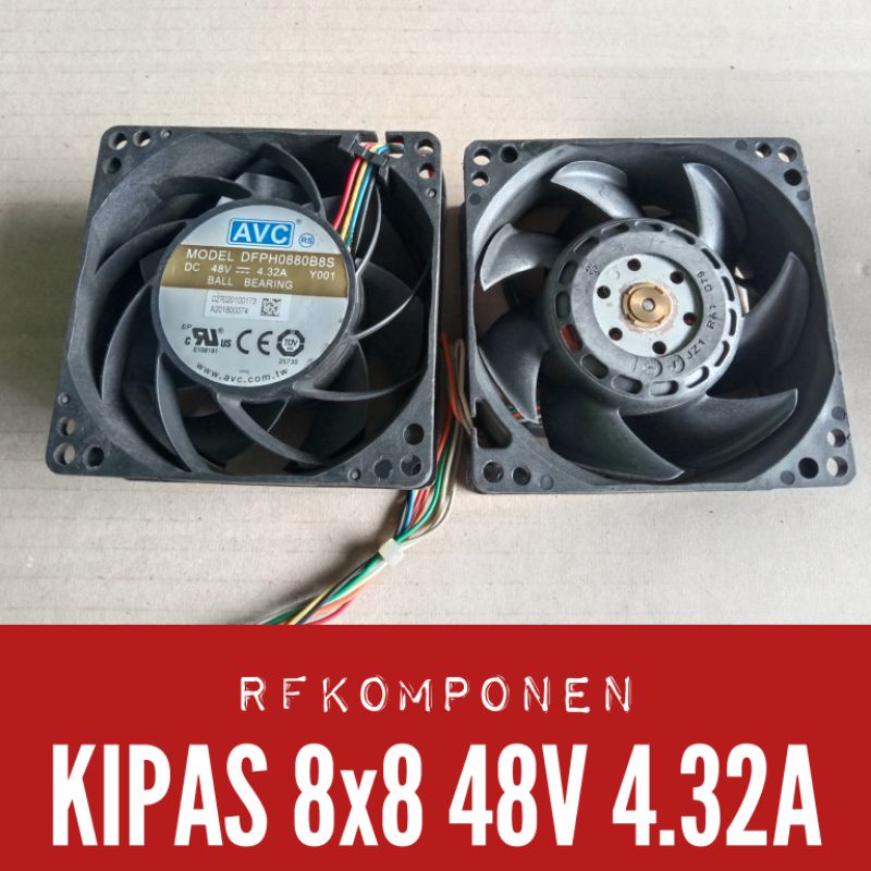 Jual KIPAS HIGH SPEED 8X8 CM 48V 4.32A | Shopee Indonesia