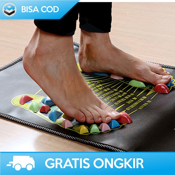 Jual MATRAS REFLEKSI KAKI FOOT MASSAGE BY SUNVO KARPET PIJAT BATU AKUPRESUR | Shopee Indonesia