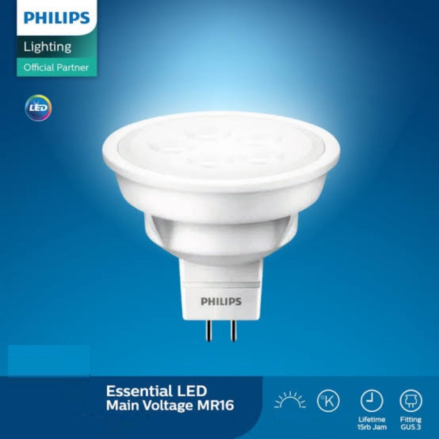 Jual Lampu PHILIPS Essential LED Spot MR16 3W 865 36D Putih | Shopee ...