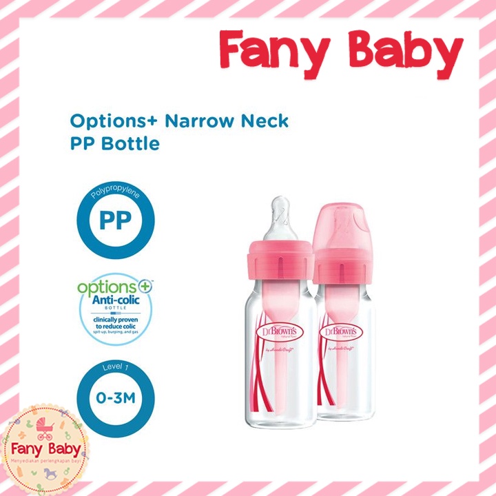 Jual DR BROWN'S BOTTLE STANDAR OPTIONS+ 2X120ML | Shopee Indonesia