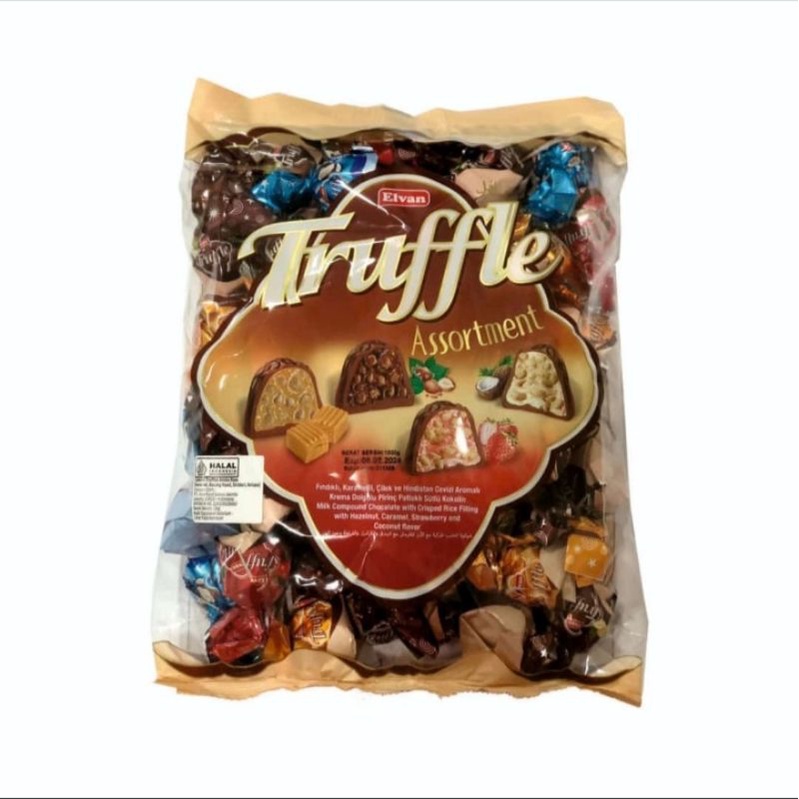 Jual Permen Coklat Chocolate Elvan Truffle Assortment 1 Kg | Shopee ...
