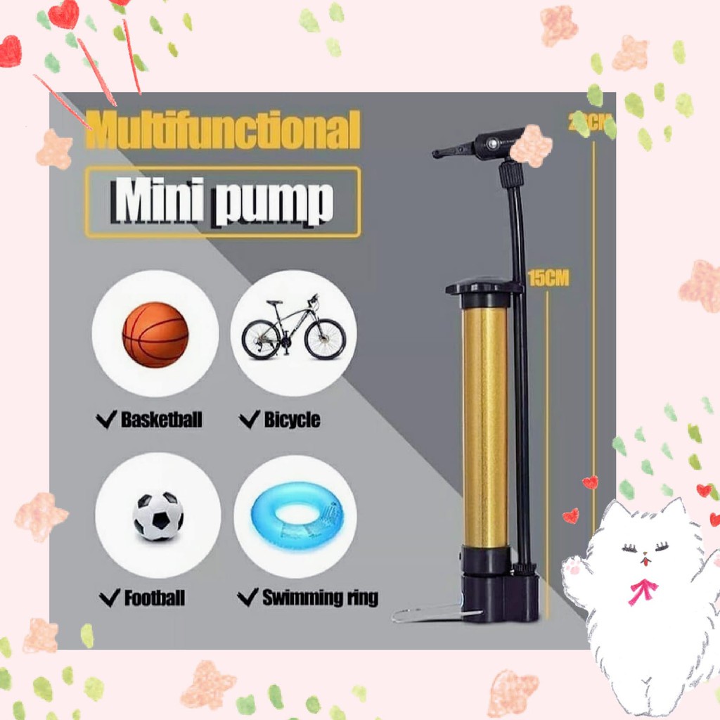 Jual Pompa Angin Mini Portable Pompa Ban Motor Ban sepeda Serbaguna ...