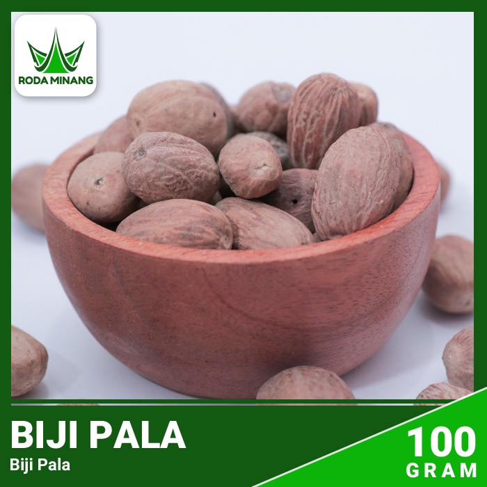 Jual Biji Pala Bulat Utuh Nutmeg Whole Pala Panjang - 100 Gram | Shopee ...