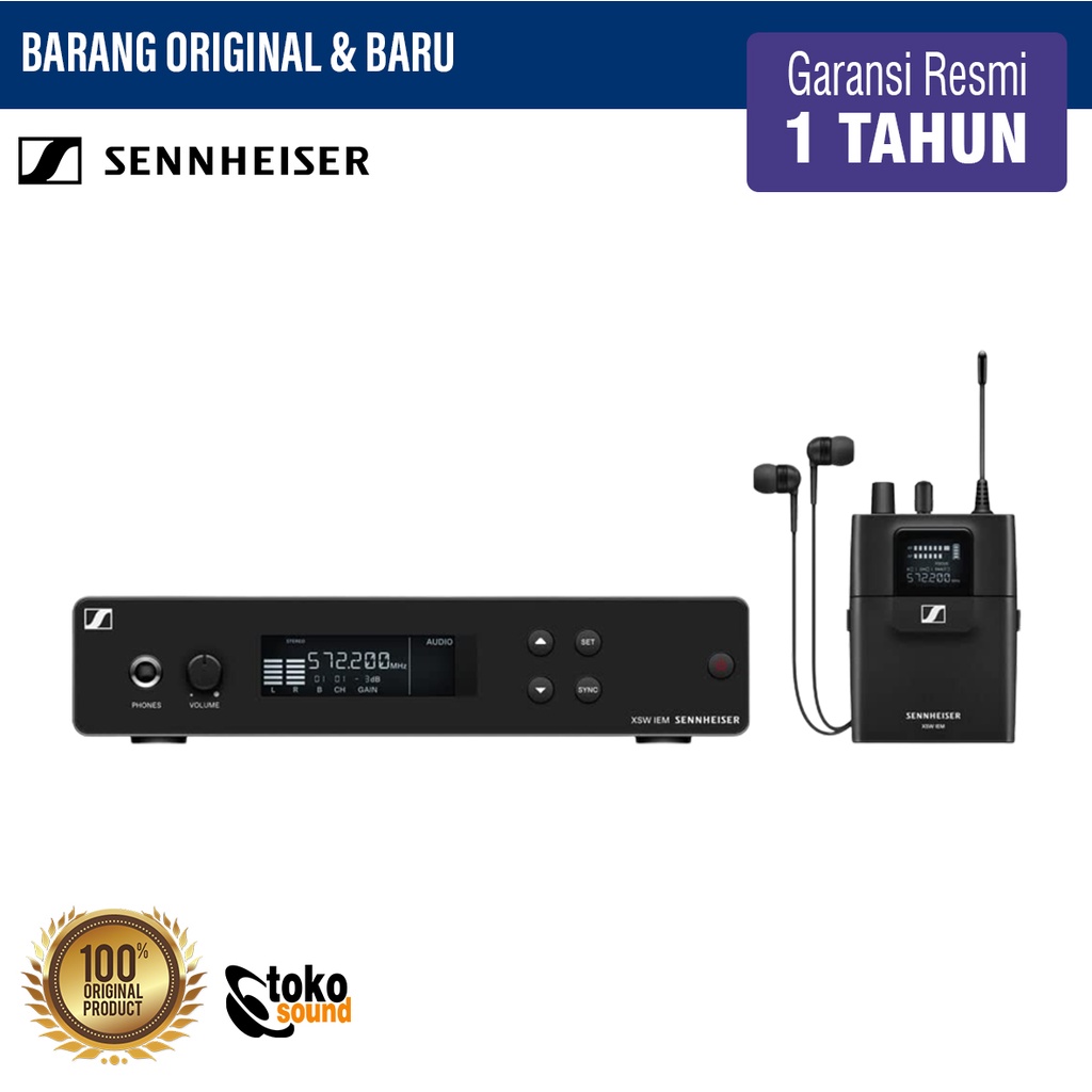 Jual Sennheiser XSW IEM Wireless In-ear monitor System | Shopee Indonesia