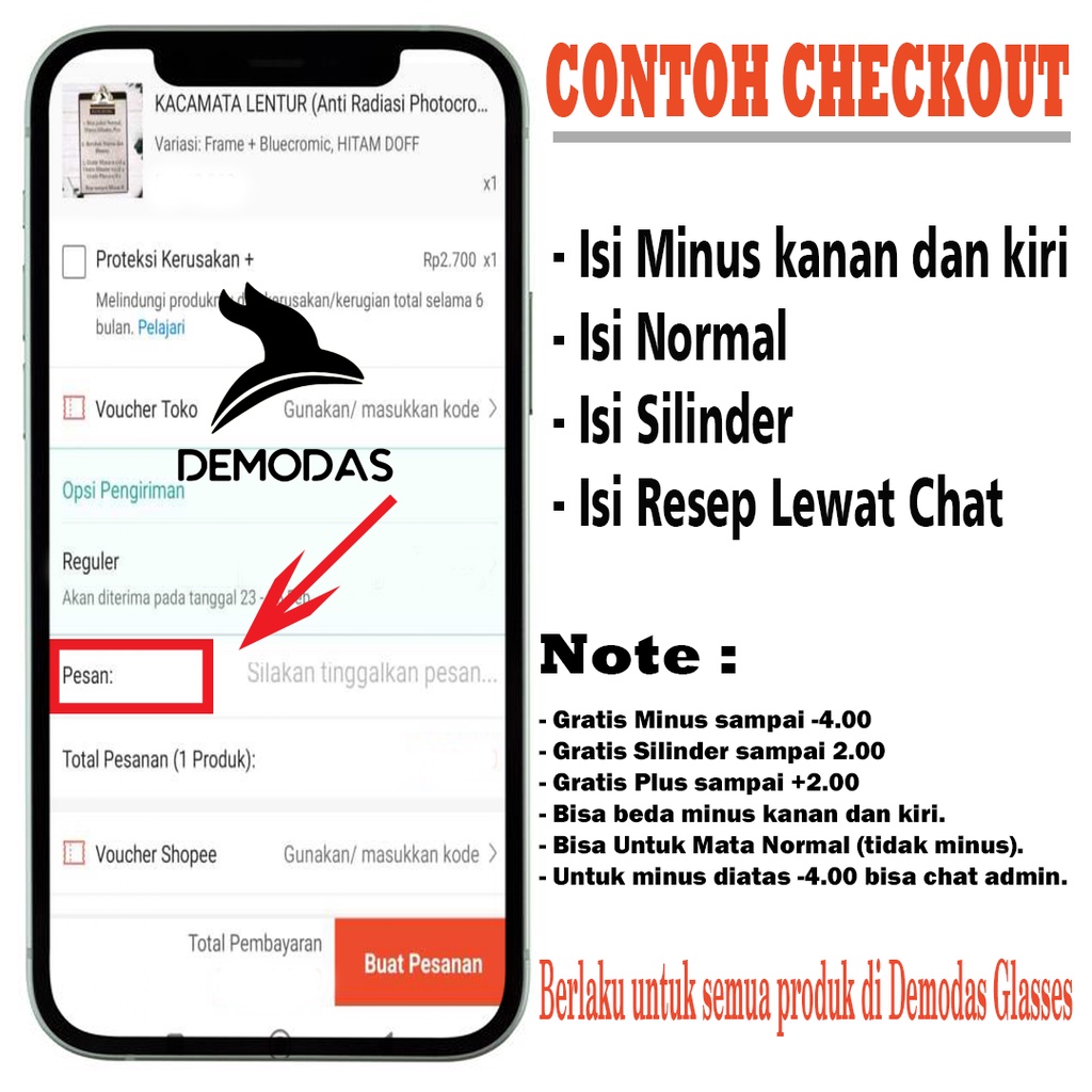 Jual DEMODAS DG5004 Kacamata Lentur Lensa Photocromic Bluecromic ...