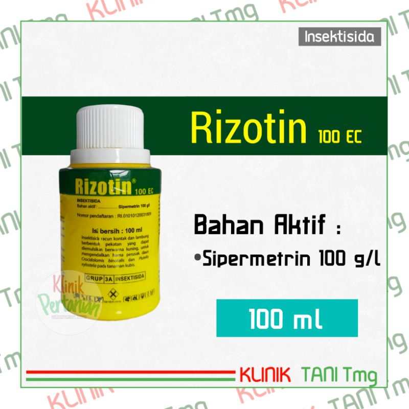 Jual RIZOTIN 100EC 100ml Insektisida Obat Pembasmi Hama Pada Tanaman ...