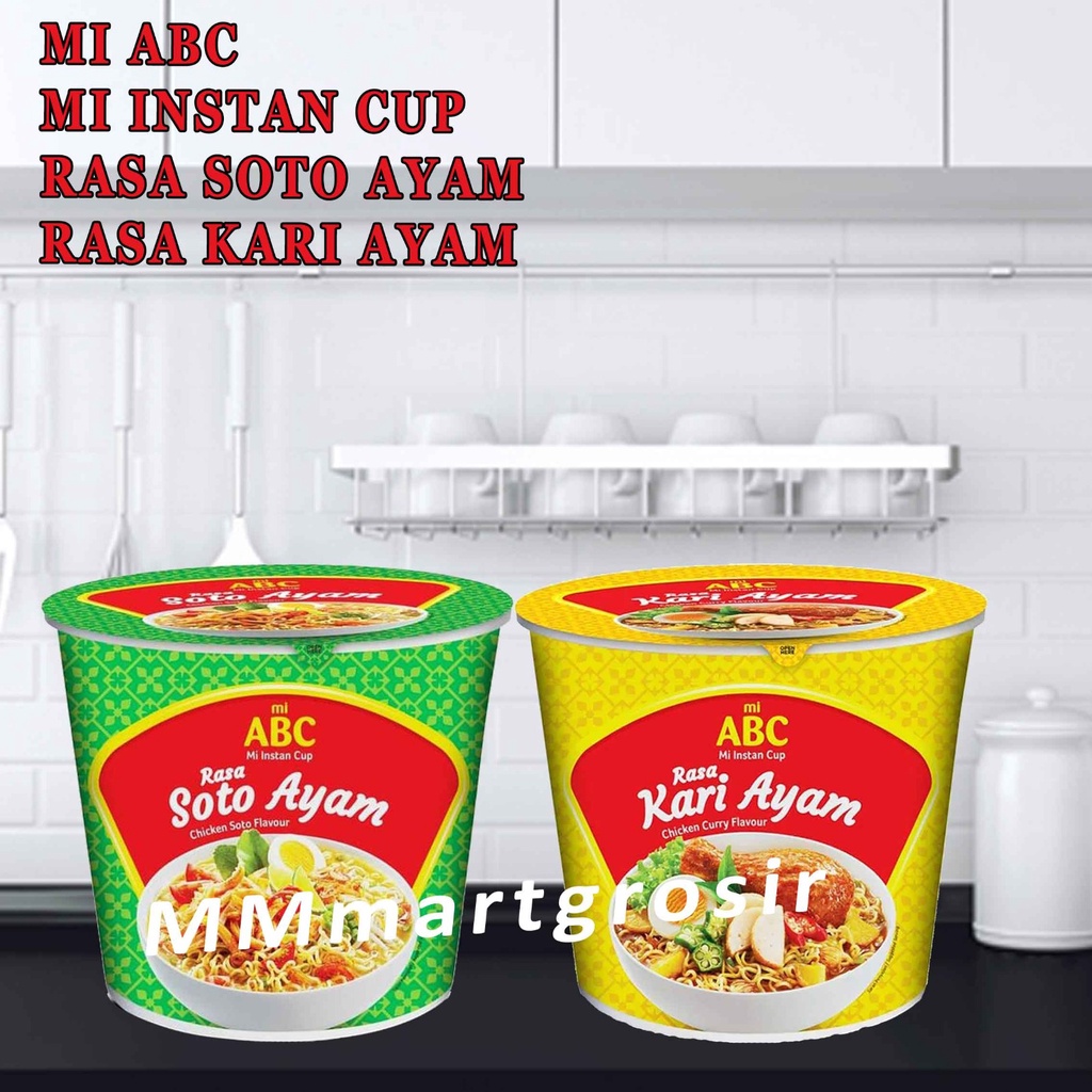 Jual Mie ABC / Mie Kuah Cup Instan / Mie Cup Aneka Varian Rasa / 60gr ...