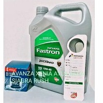 Jual PAKET OLI FASTRON TECHNO 4L + FILTER OLI AVANZA XENIA AYLA CALYA ...