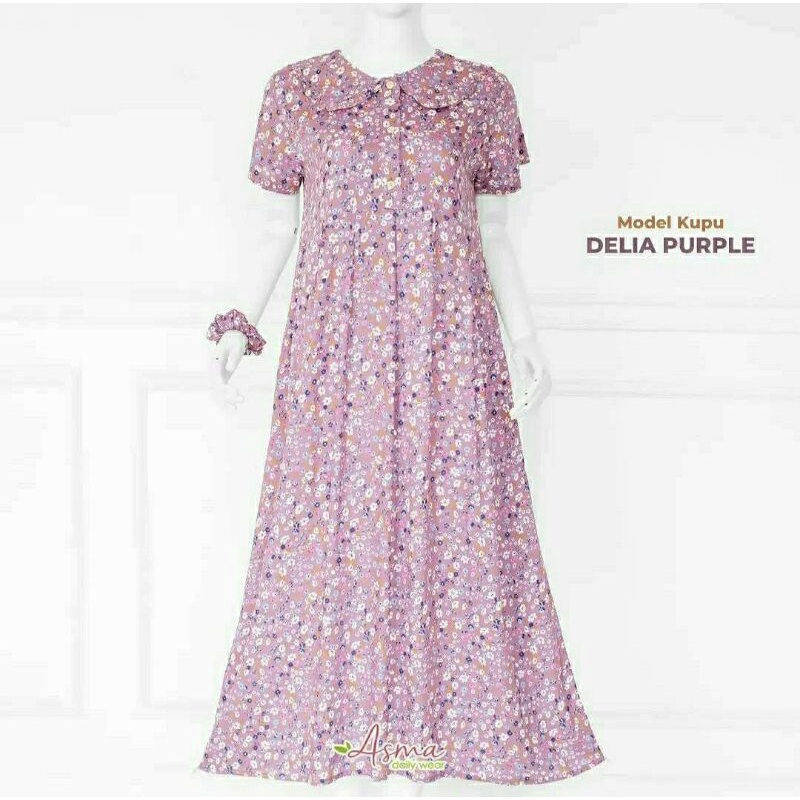 Jual HOMEDRESS MODEL KUPU DELIA PURPLE BY ASMA | Shopee Indonesia