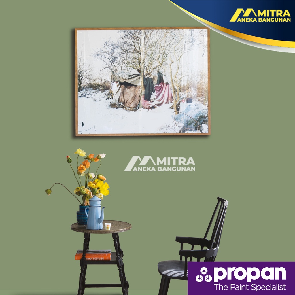 Jual CAT TEMBOK PROPAN INTERIOR EKSTERIOR WARNA MY GARDEN 155-5 / HIJAU ...