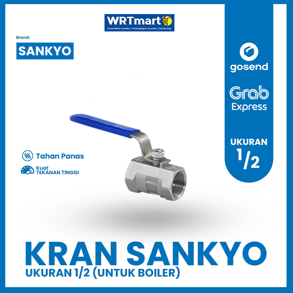 Jual KRAN SANKYO 1/2 | KRAN SANKYO BOILER | KRAN PEMBUANGAN SETRIKA UAP | SPAREPART BOILER ...