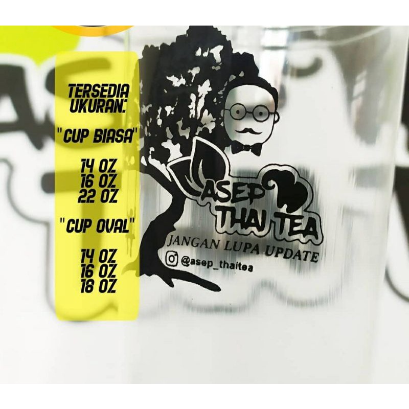 Jual Cup Khusus Mitra Asep Thai Tea | Shopee Indonesia