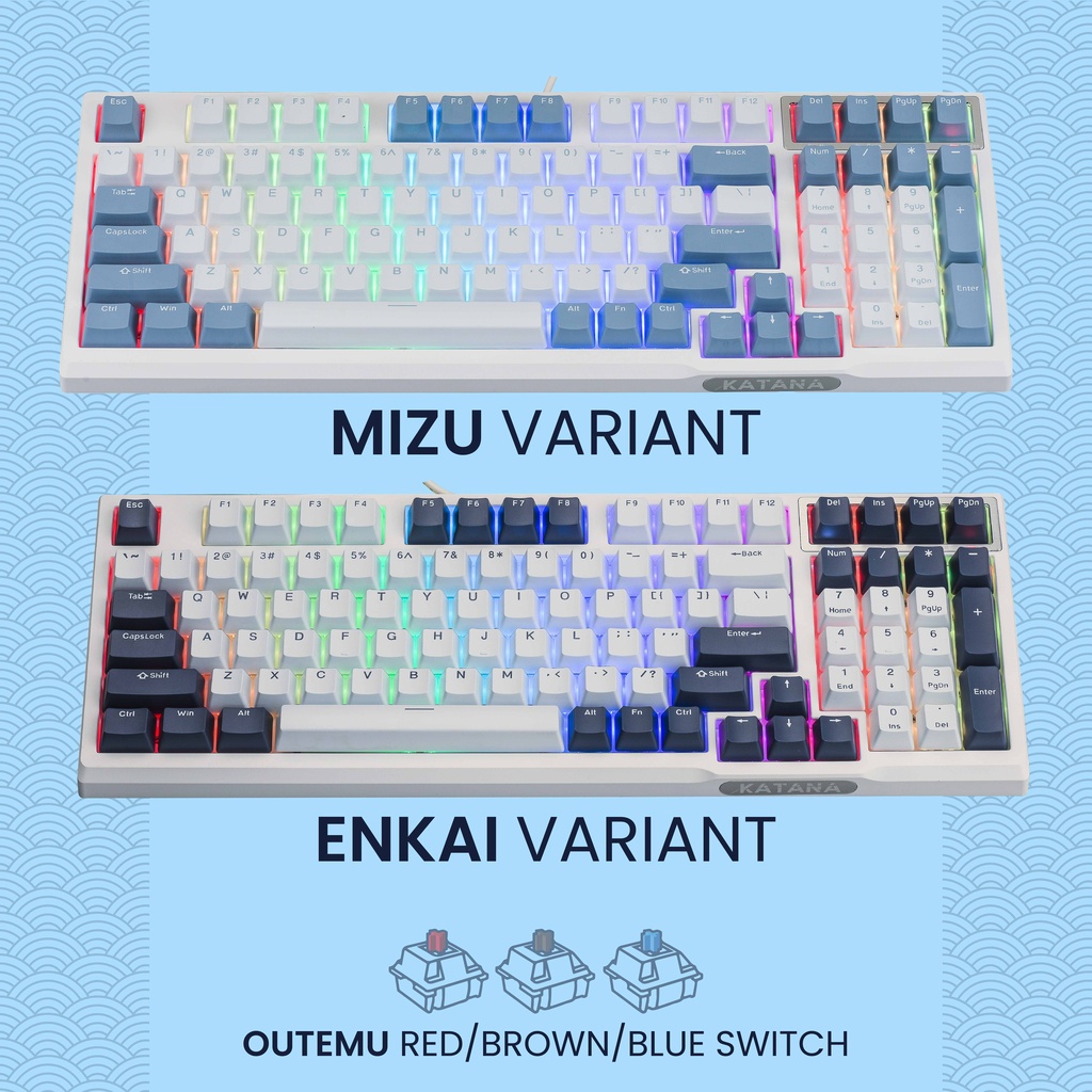 Jual Keyboard Gaming Mechanical Wireless 96% SADES KATANA | Shopee ...