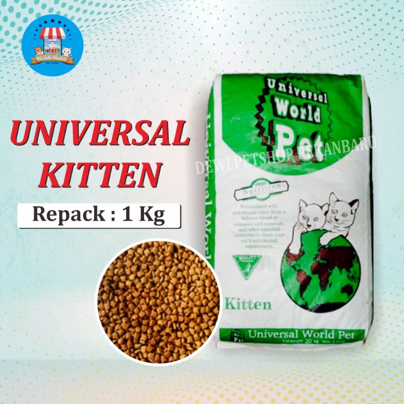 Jual Universal Kitten 1 Kg ( Exp 04-2026 ) - Makanan Kucing Semua Usia ...