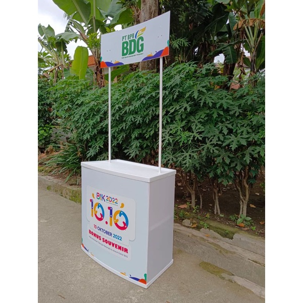 Jual event desk polos dan full branding | Shopee Indonesia