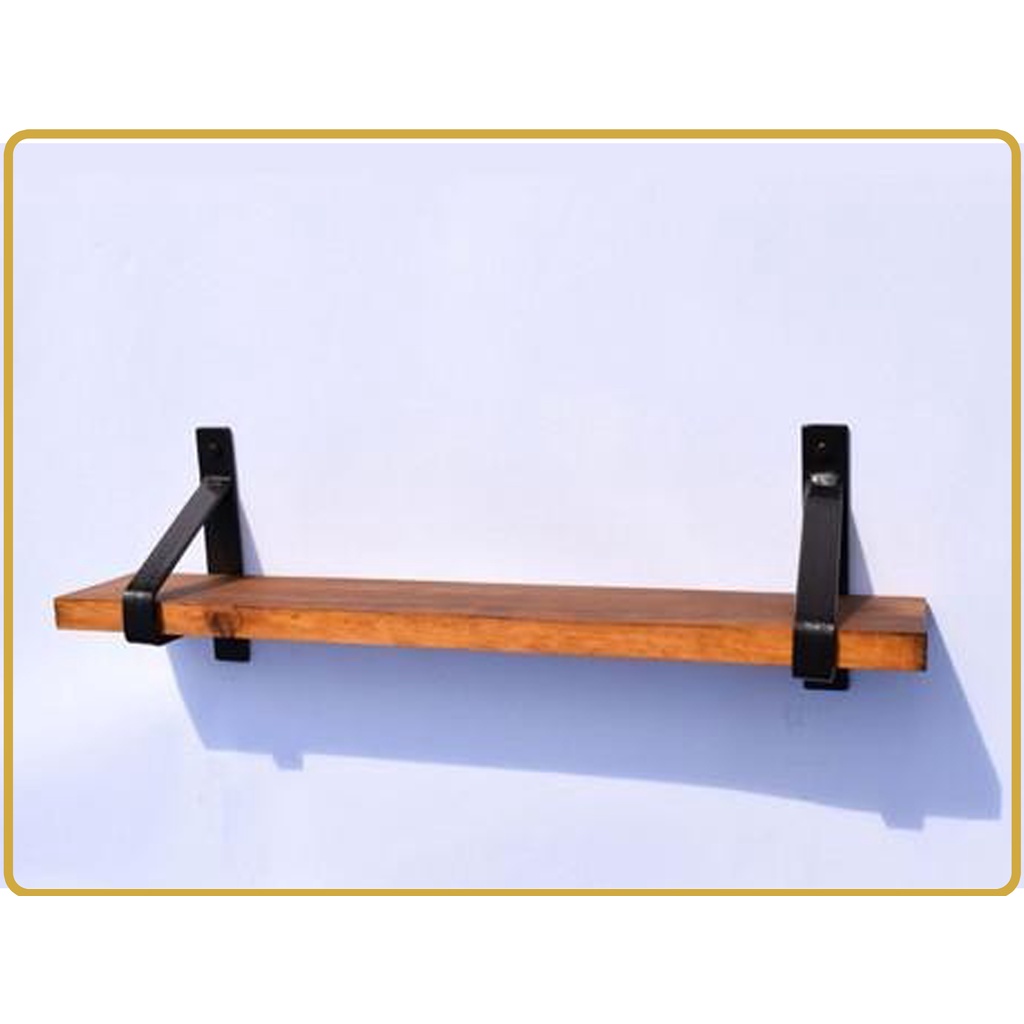 Jual Siku besi Rak sudut Rak dinding Ambalan rak papan Gantungan ...