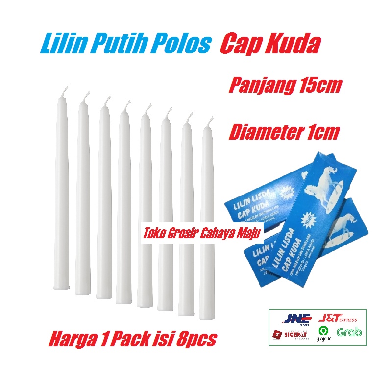 Jual Lilin Candle Putih Lilin Lampu Lilin Natal Lilin Doa Sembahyang ...