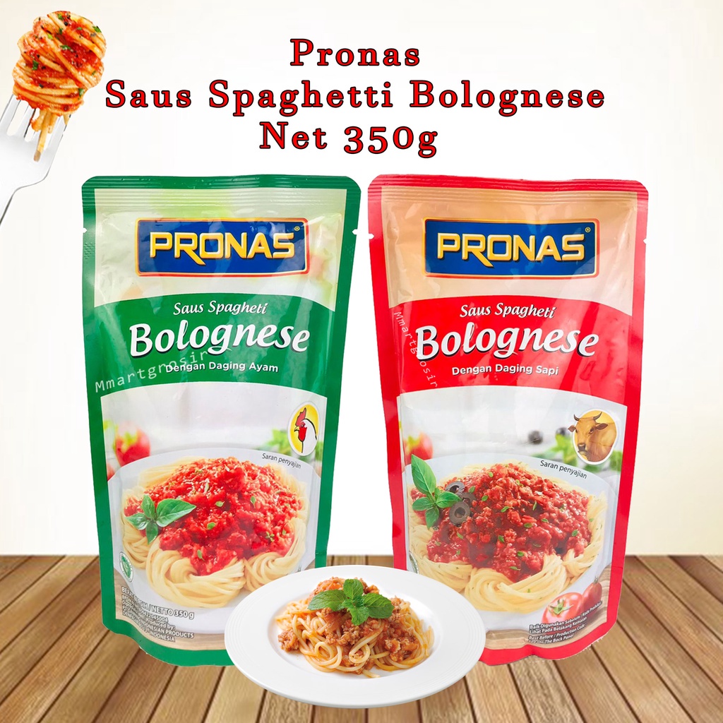 Jual Pronas saos bolognese sapi&ayam/Pronas / saus sepageti bolognais ...