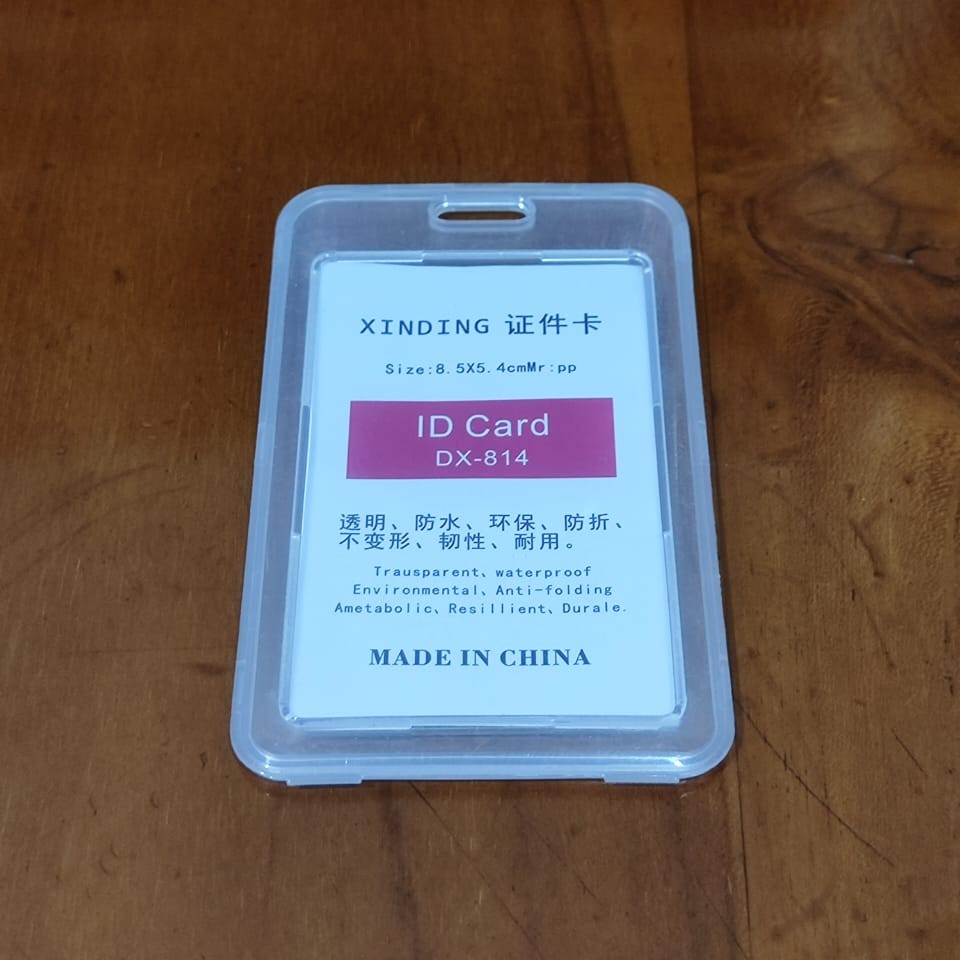 Jual Frame / Casing ID Card / Name Tag holder BOX TUTUP PLASTIK ...