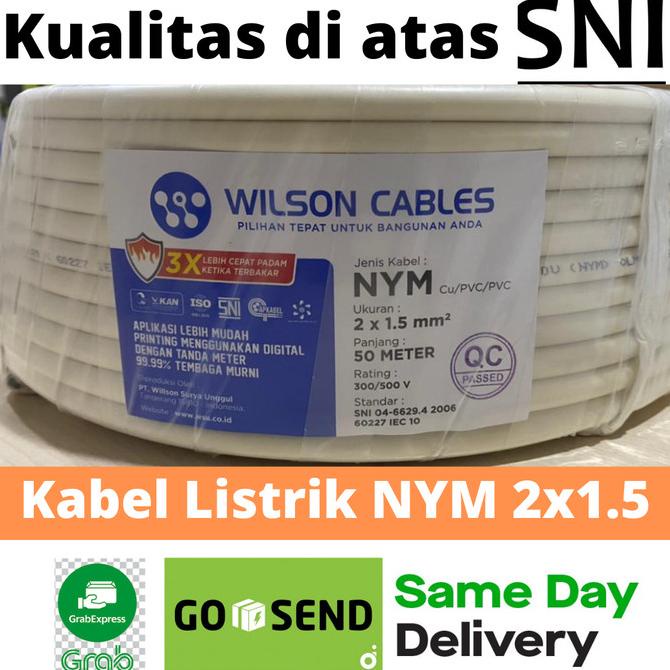 Jual Kabel Wilson NYM 2x1.5 (50 Meter) | Shopee Indonesia