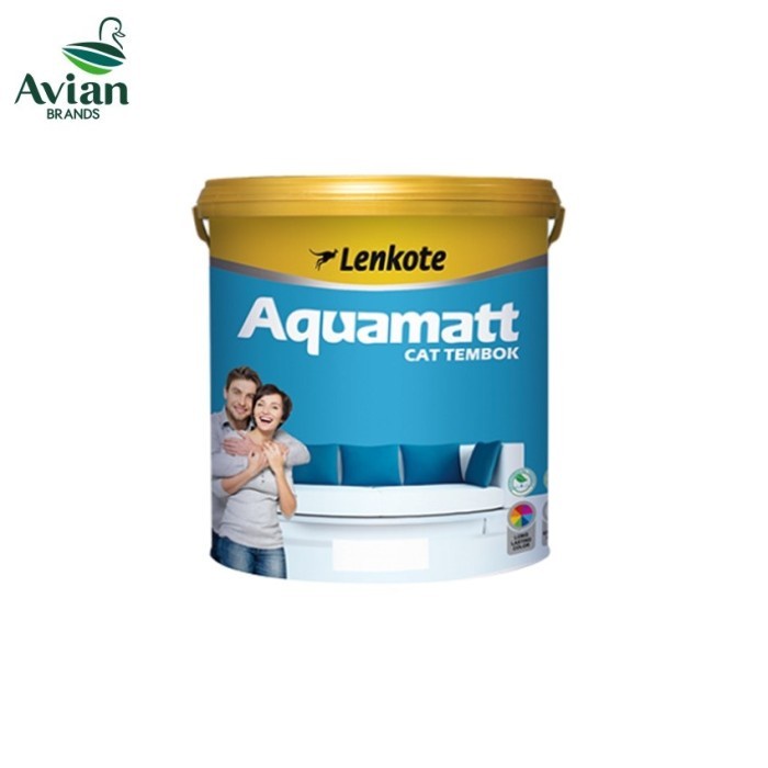 Jual ```````] Cat Tembok Lenkote AQUAMATT 25 KG Warna READY 25KG Pail ...
