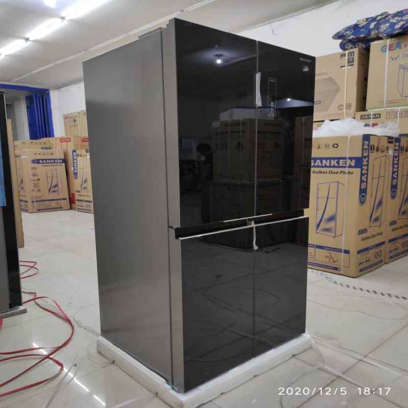 Jual Sharp Kulkas Side By Side 4 Pintu SJ-IF51PG-BK / SJIF 51 Hitam ...