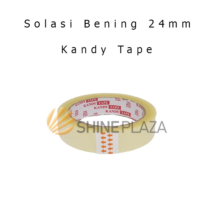 Jual Solasi Selotip Bening 24mm Kandy Tape - Isolasi Solatip 1 Inch ...