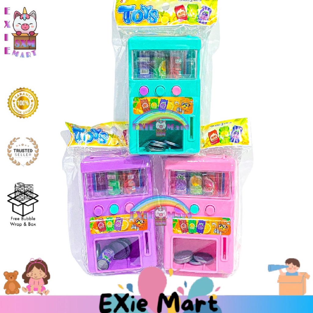 Jual MAINAN ANAK MESIN MINUMAN SODA OTOMATIS [SS1330] - MINI VENDING ...