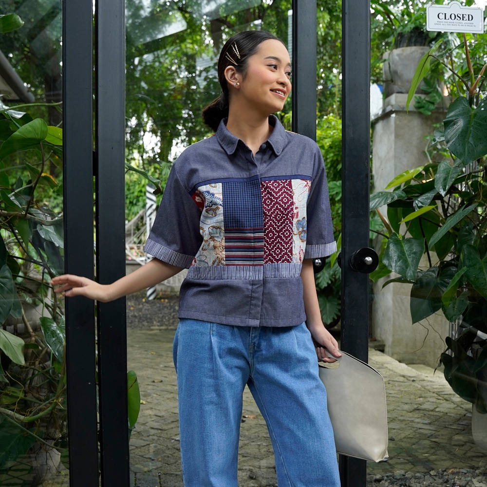 Jual NONA RARA - Misty PART PART0002, Baju Batik Kasual Modern | Shopee ...