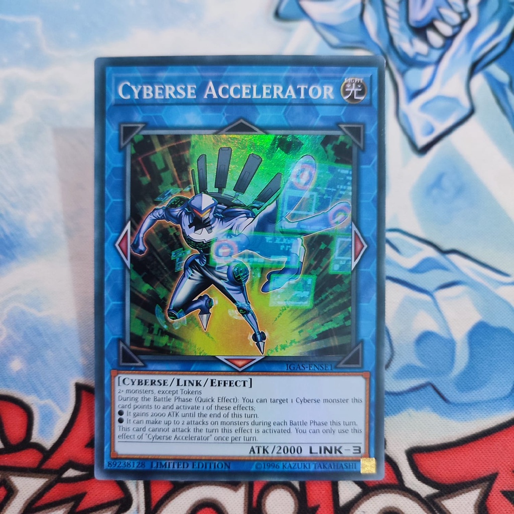 Jual yugioh cyberse accelerator IGAS super rare original | Shopee Indonesia