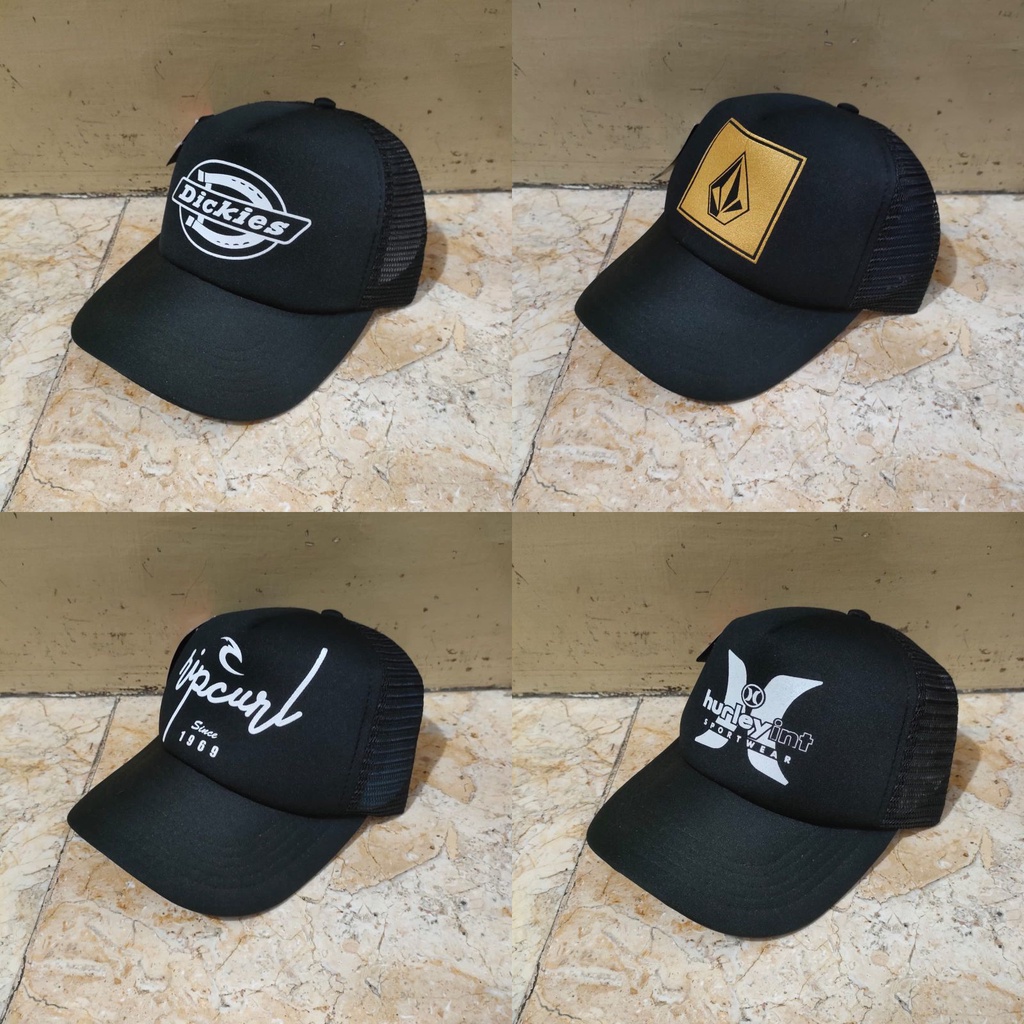 Jual Topi trucker masberto Topi jaring sablon tulisan sablon logo ...