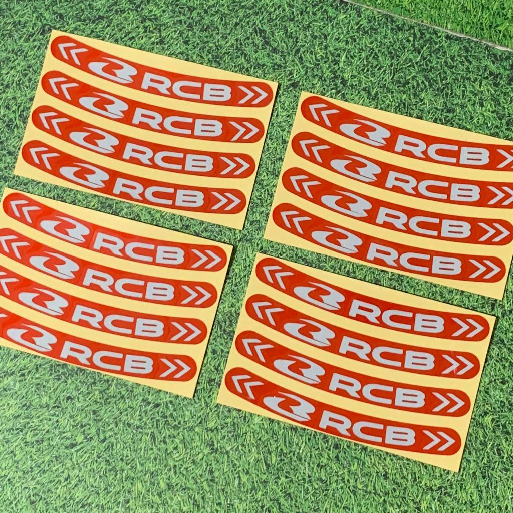 Jual Stiker RCB velg motor cutting sticker | Shopee Indonesia