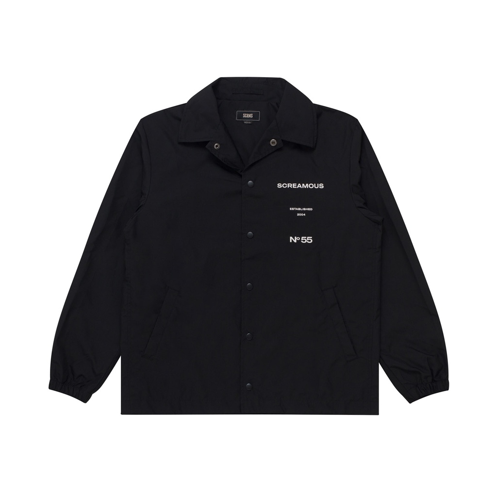 Jual Screamous Coach Jacket - JACKET TOBIAS BLACK | Shopee Indonesia