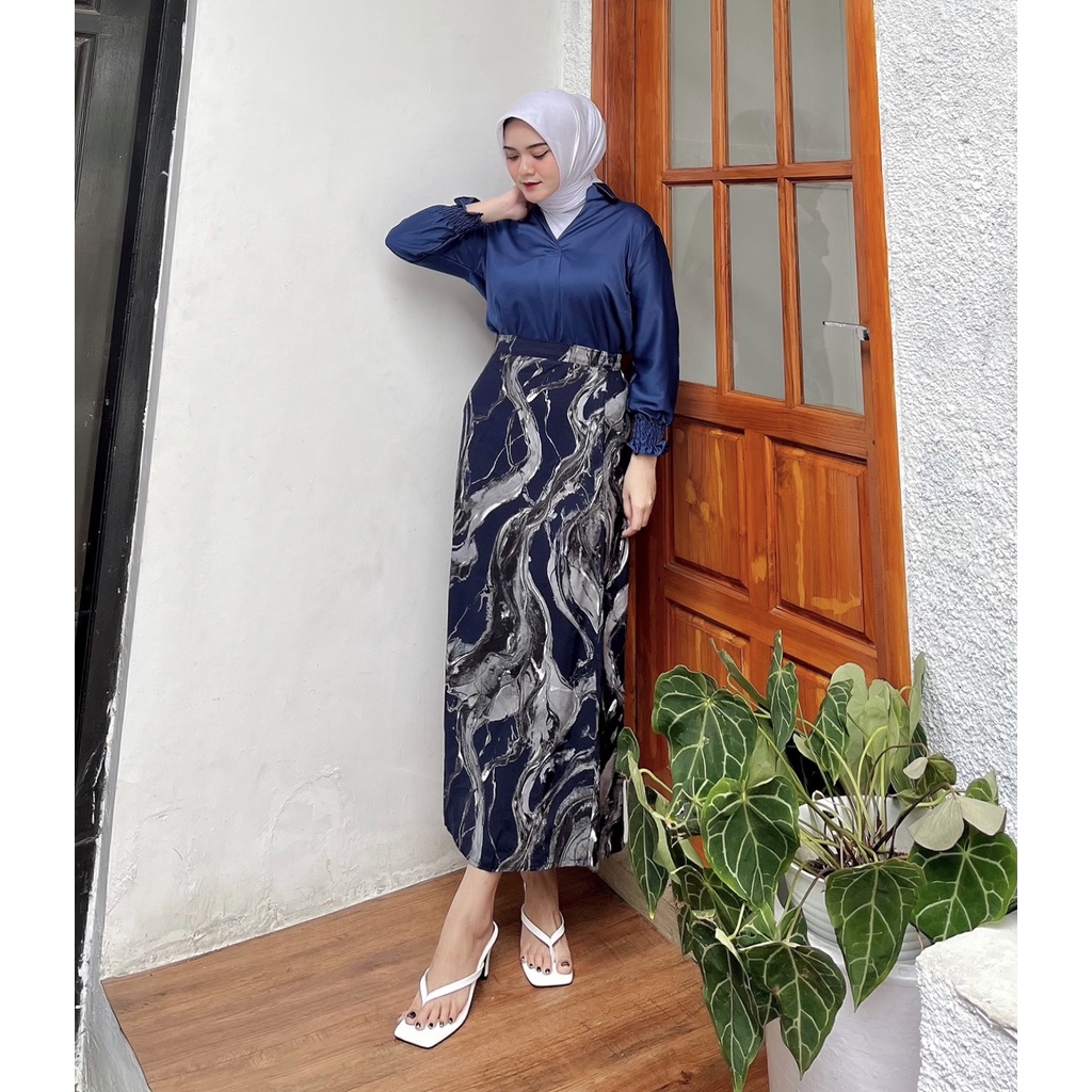 Jual Moonlife / Marble Span / Rok Korean Style | Shopee Indonesia
