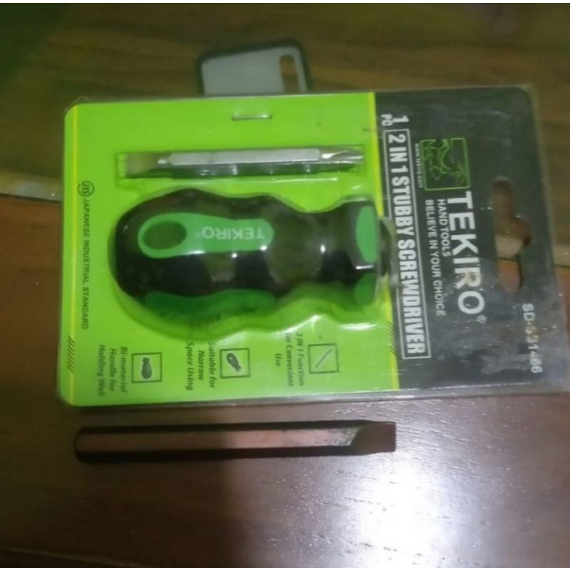 Jual Tekiro obeng cebol stubby dua arah / two way TPR stubby ...