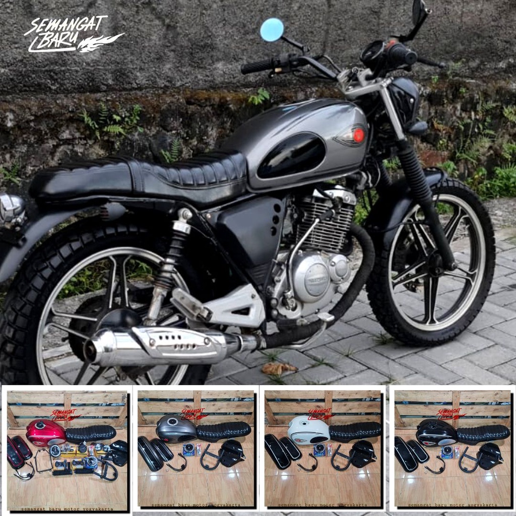 Jual PAKET JAPSTYLE THUNDER BYSON SCORPIO TIGER MP MONO KARBU MEGAPRO ...