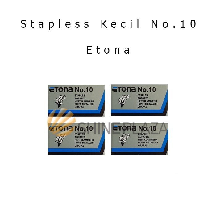 Jual Refill Staples Etona No. 10 - Isi Hekter Stapler Stepler Jepretan ...