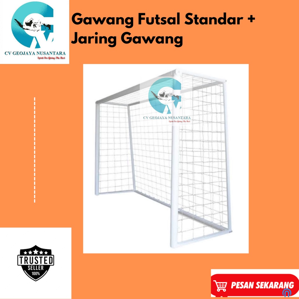 Jual Gawang Futsal Standar + Jaring Gawang | Shopee Indonesia