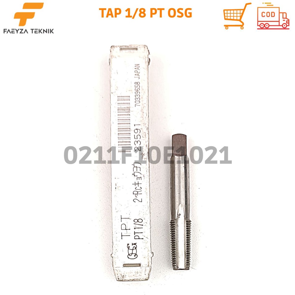 Jual Hand Tap Inchi PT 1/8 OSG Tap Pipa Bukan Yamawa | Shopee Indonesia