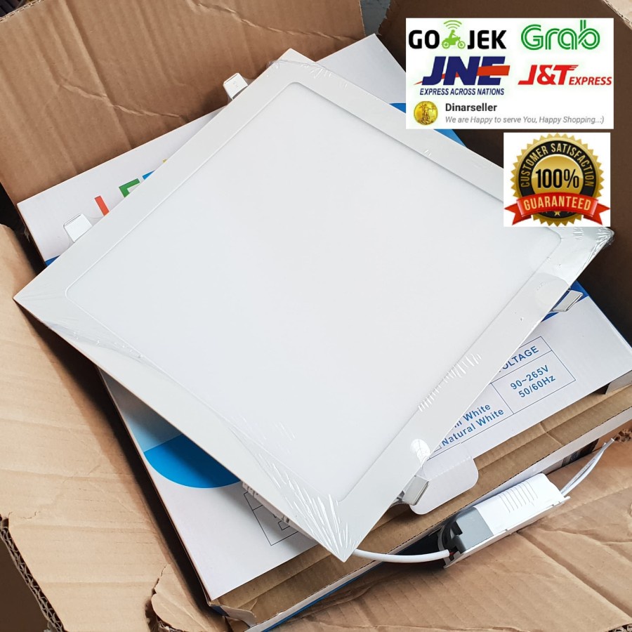 Jual Lampu downlight led panel 24W tipis inbow kotak ib putih | Shopee ...