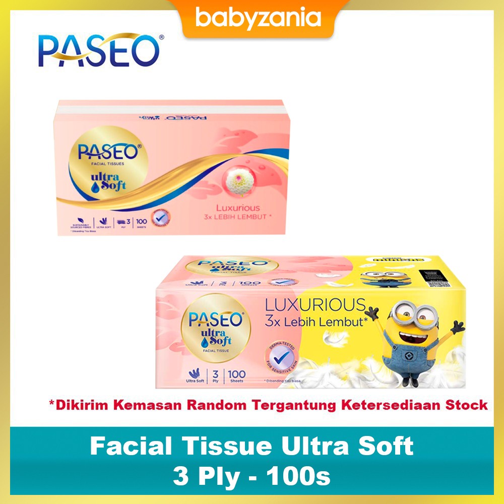 Jual Paseo Facial Tissue Ultra Soft 3 Ply - 100s / 100 Sheet | Shopee ...