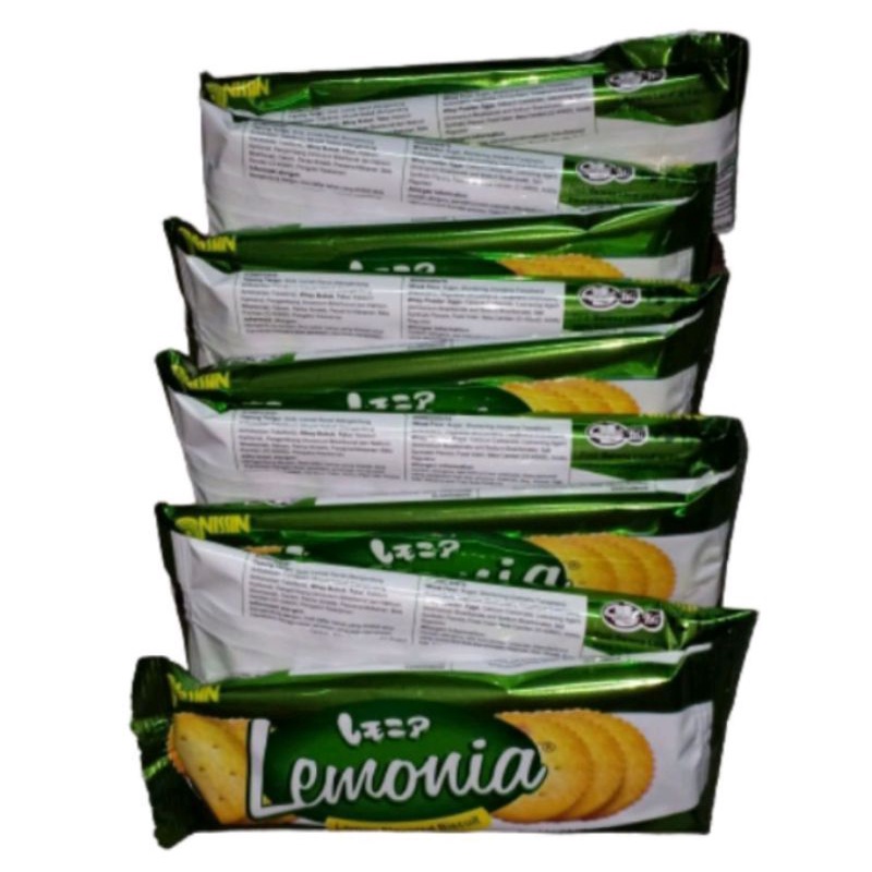 Jual Lemonia Biskuit Nissin Renceng Rasa Lemon Isi 10 Pcs x 20 gr ...