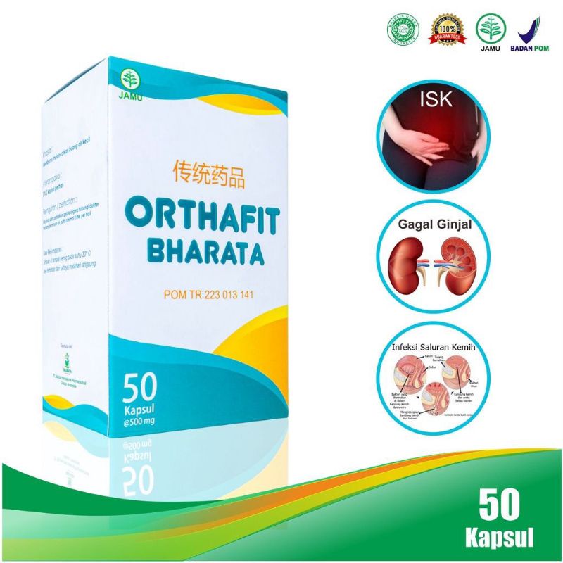 Jual ORTHAFIT BHARATA Asli Original - Obat Infeksi Saluran Kencing batu Ginjal dan Infeksi ...