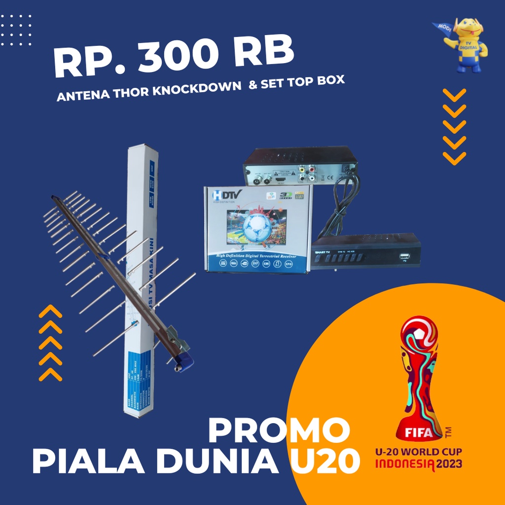 Jual Antena Digital dan Set top box, Antena Digital Thor Knockdown dan ...