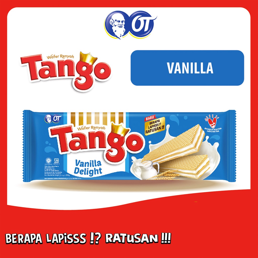 Jual WAFER TANGO BESAR 120gr - Wafer Krim Coklat Vanilla | Shopee Indonesia