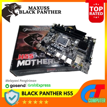 Jual Motherboard Black Panther H55 Socket 1156 | Shopee Indonesia